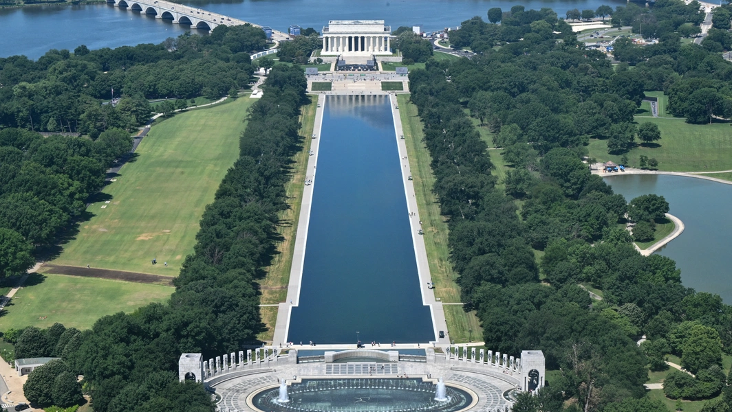 MAGA host claims sabotage behind Reflecting Pool algae bloom