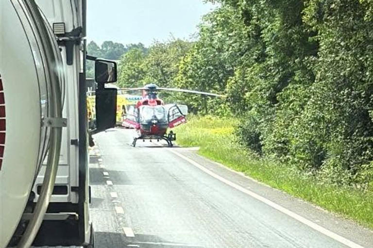Van driver dies after A358 crash near Taunton