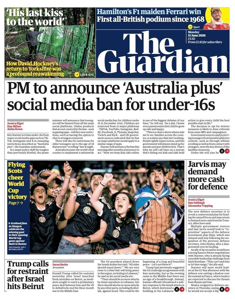 'Australia plus' social media ban and 'Russian incursion'