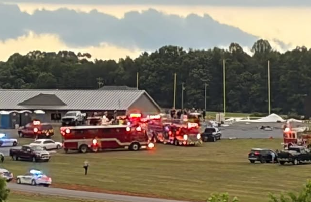 One killed and 22 worshippers injured when 'burst of wind' sends church ...