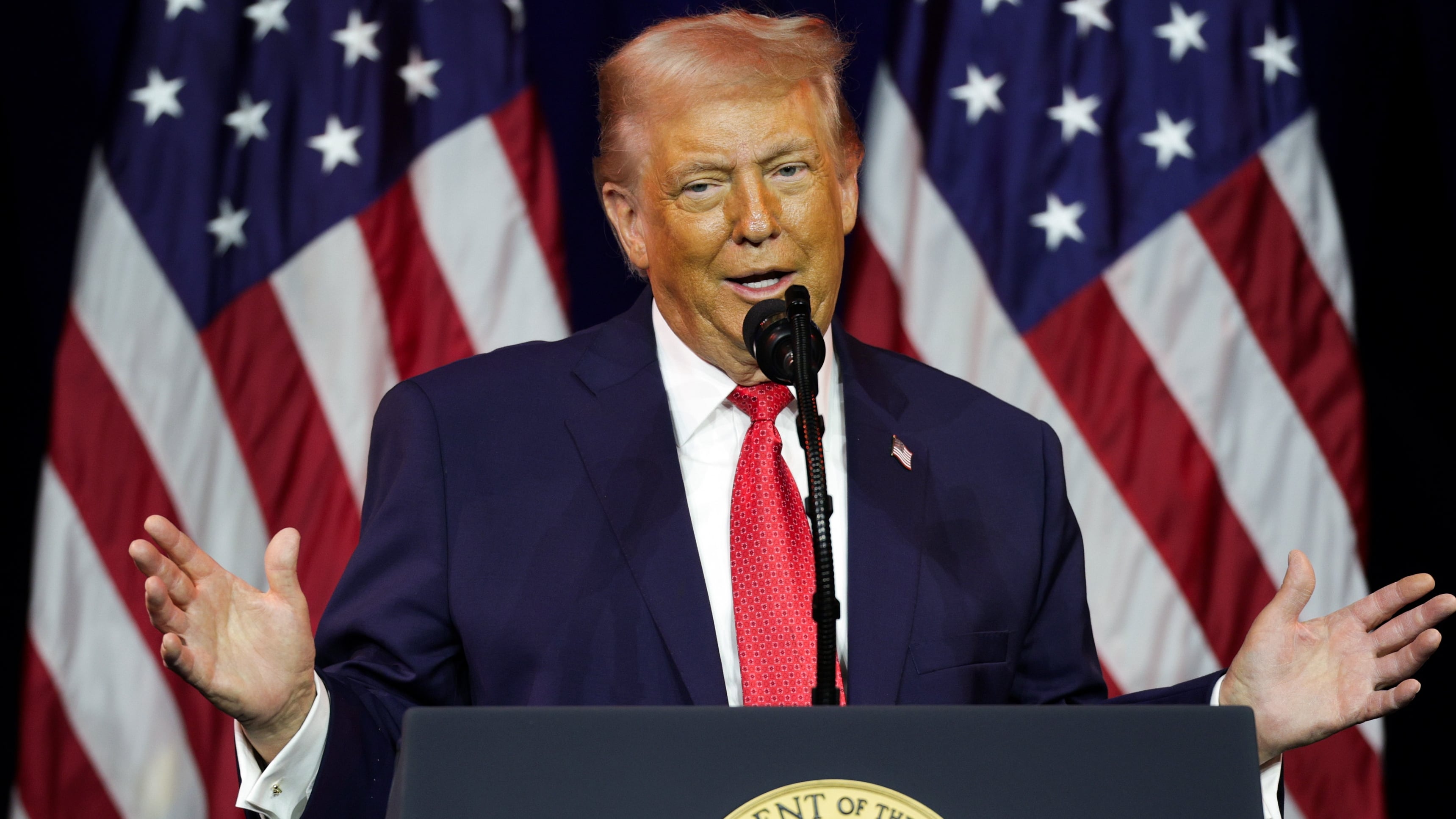 Trump shares post comparing his global reach to history’s worst leaders