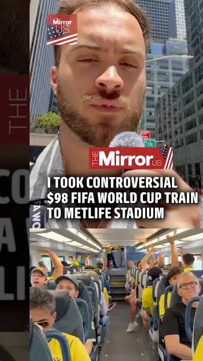 Controversial $98 FIFA World Cup train to MetLife Stadium