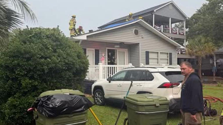 Surfside Beach house fire brought under control; no injuries reported