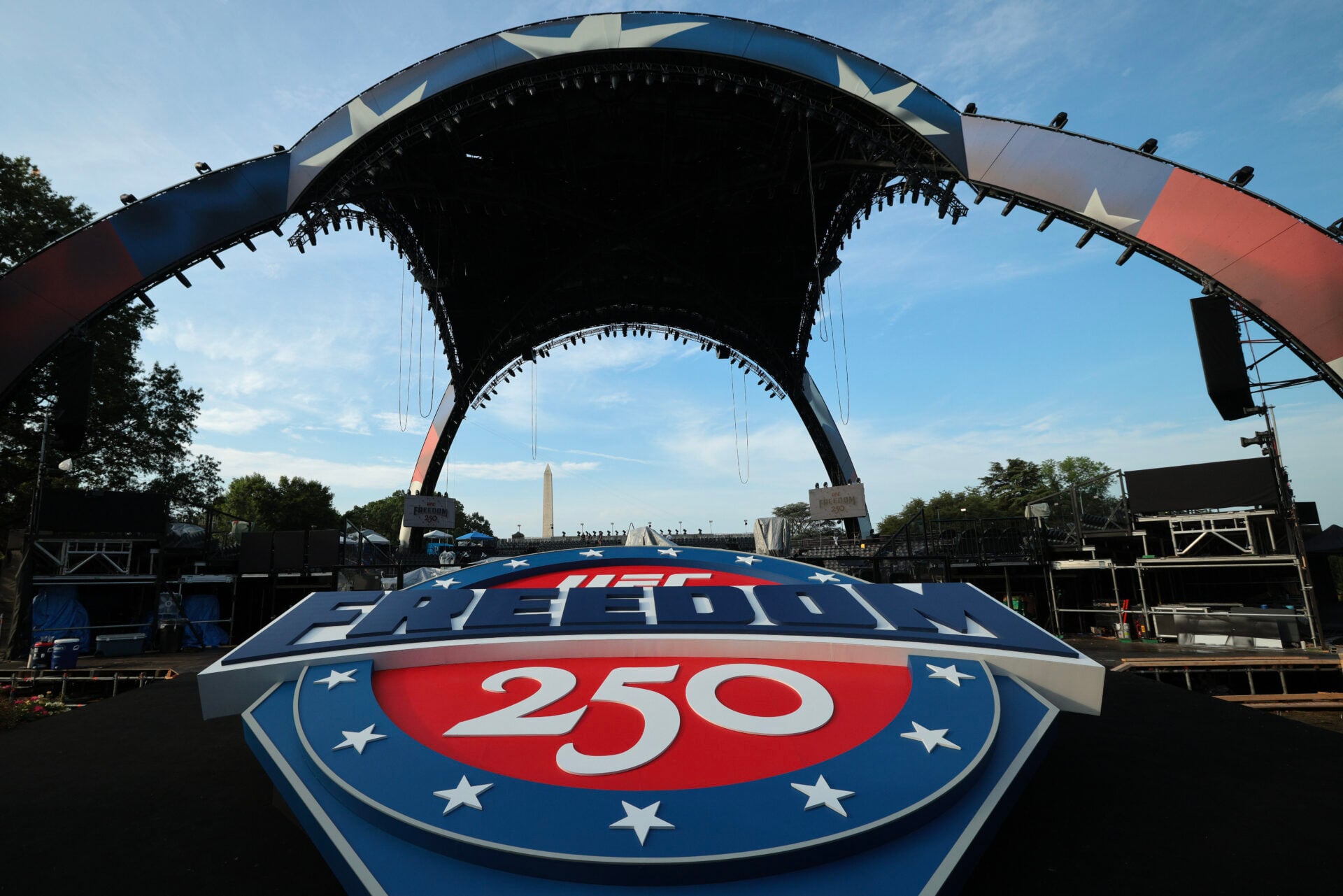 UFC releases statement pushing back Freedom 250 fights as bad weather ...