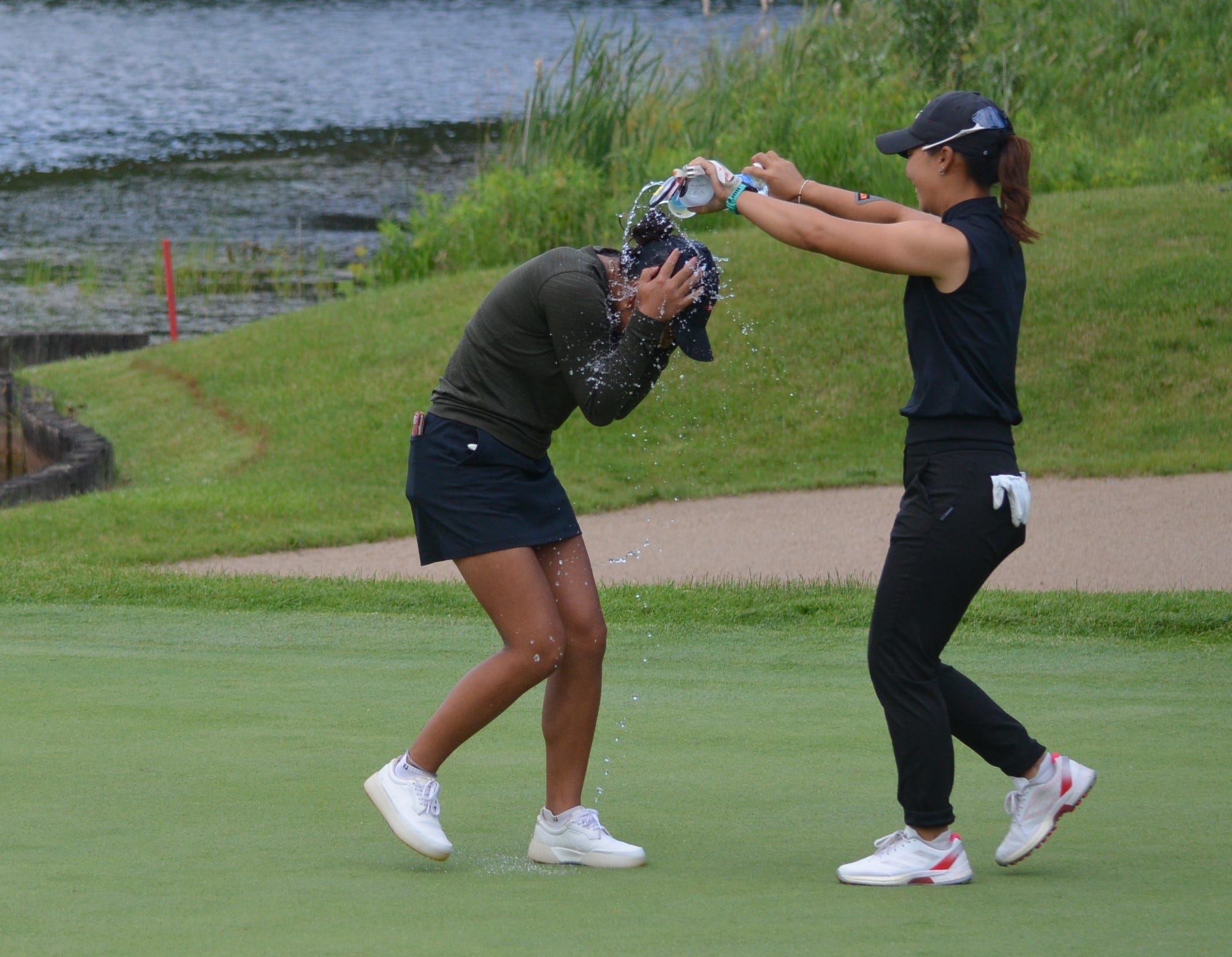 Rookie battles tough conditions to win Epson Tour FireKeepers Casino ...