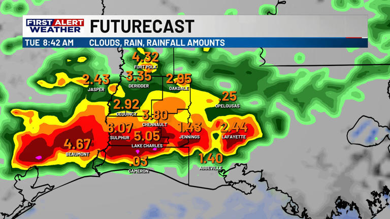First alert forecast: Rounds of storms ahead this week with locally ...