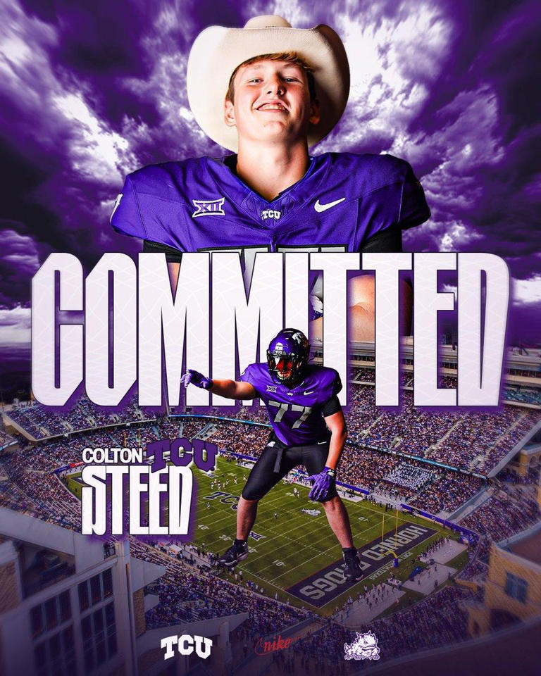 Football: 2027 OL Colton Steed commits to TCU