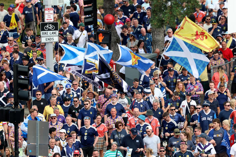 Move over, Red Sox Nation. Scotland's Tartan Army arrives at Fenway Park