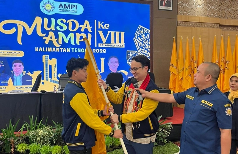 Aric Krisnayar resmi pimpin AMPI Kalteng periode 2026-2031