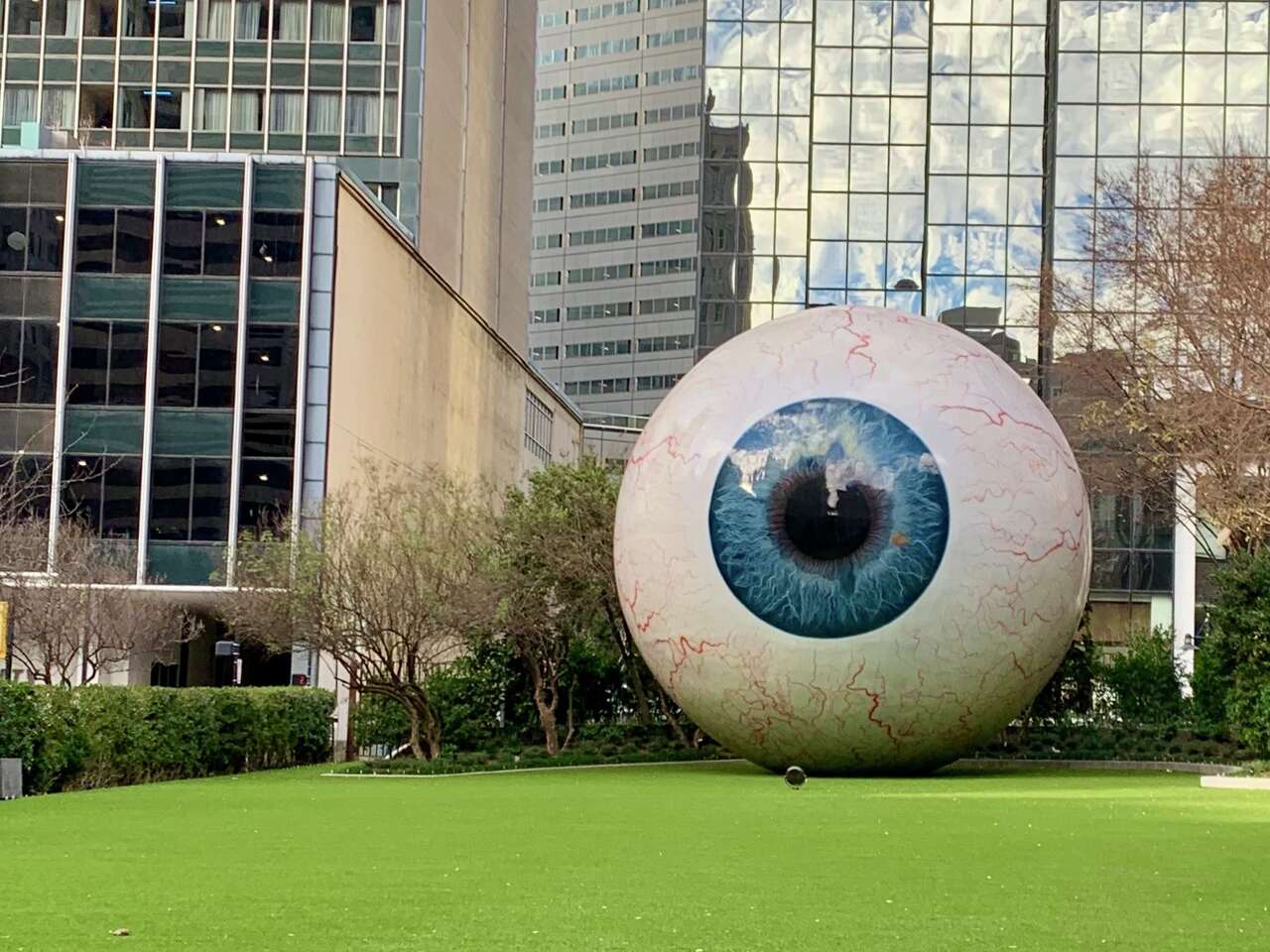 Visiting Dallas for the World Cup? Here's why there's a giant eyeball