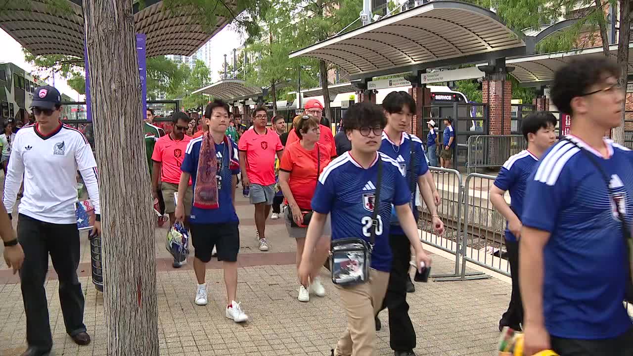 International fans happy with North Texas public transportation to ...