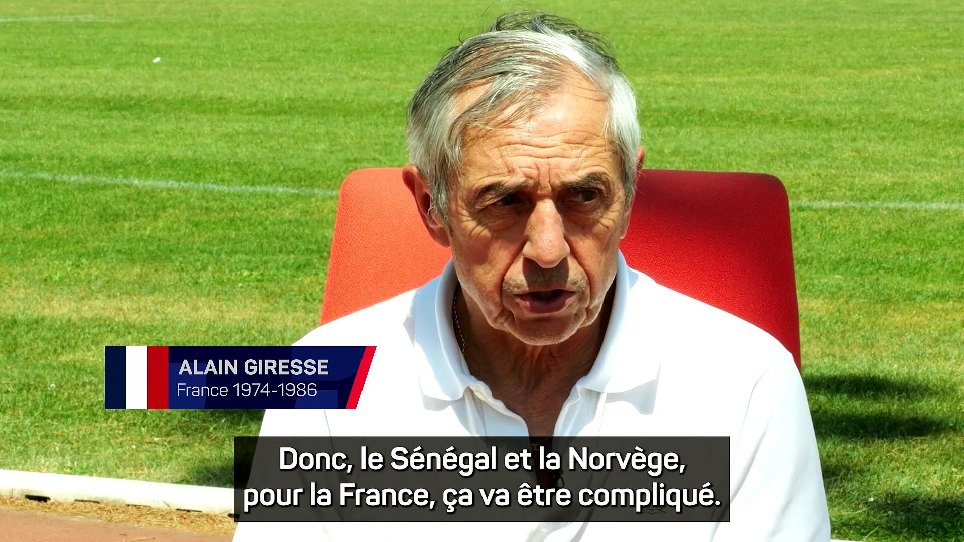 Giresse voit la France, le Sénégal et la Norvège sortir du groupe