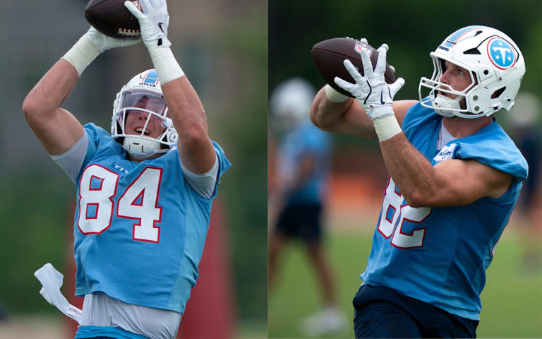 'Real dude' and 'dirty worker': Tennessee Titans new tight end duo is ...