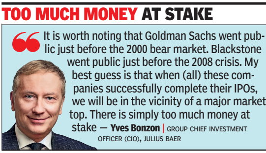 Success of big ticket IPOs could mean market peak is near