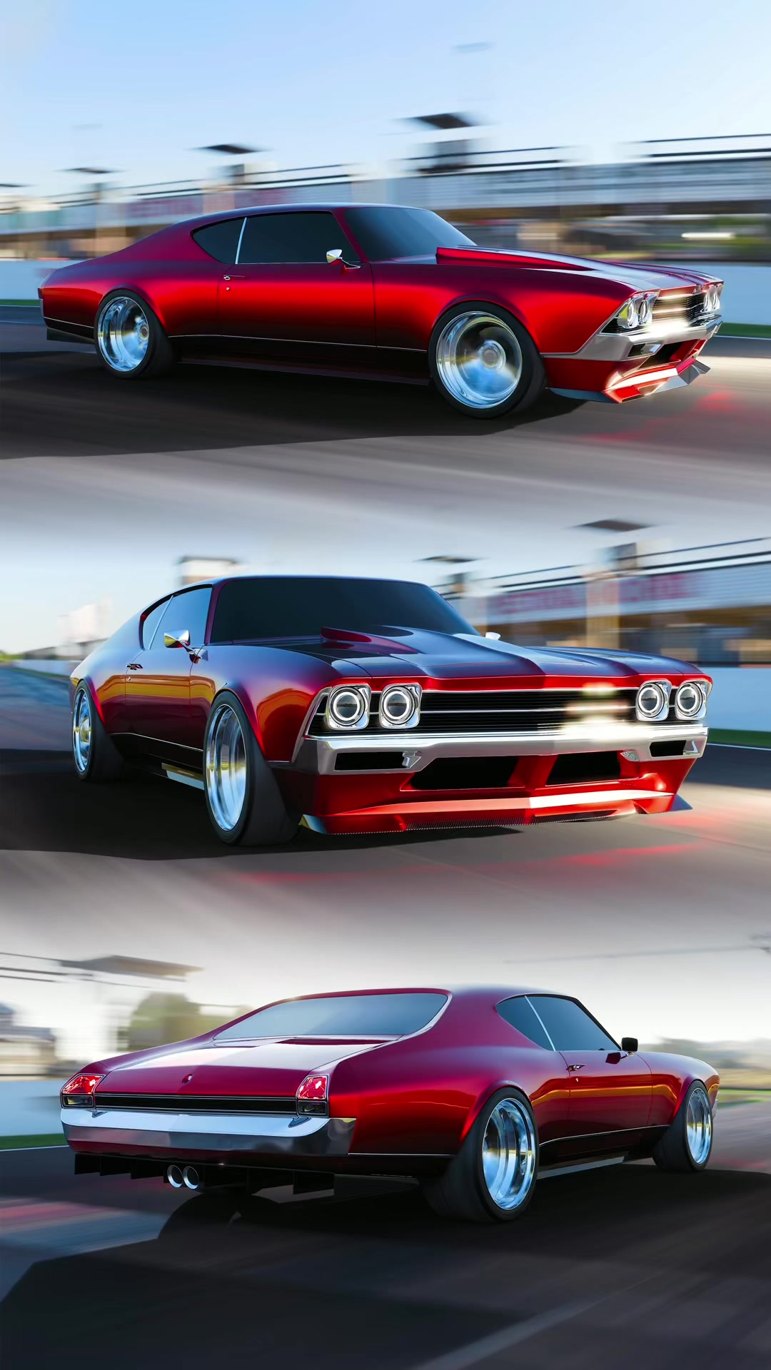 Stunning ’69 Chevy Chevelle 3D concept in motion