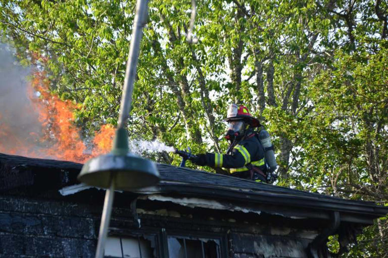 Officials investigating structure fire in Westport