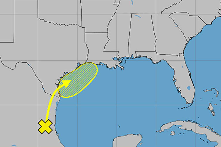 Brewing Gulf disturbance could drench parts of the Texas coast