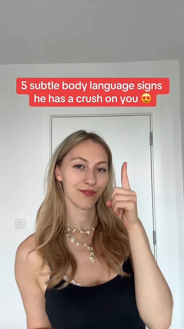 5 subtle signs he has a crush on you: body language explained