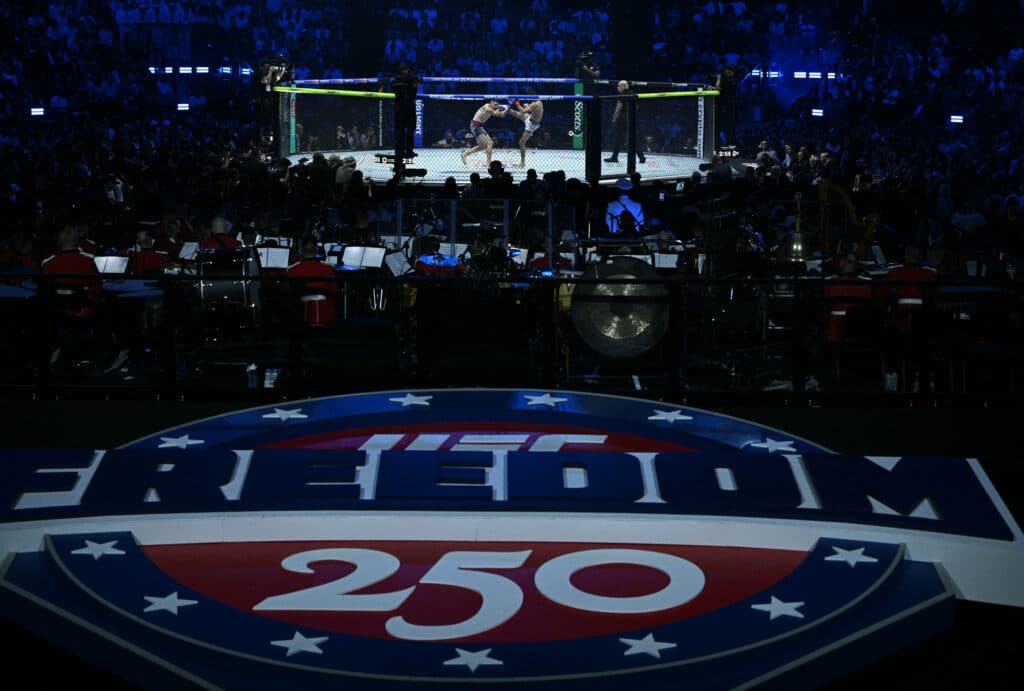 UFC Freedom 250: Trump celebrates 80th birthday with cage fight, Iran deal