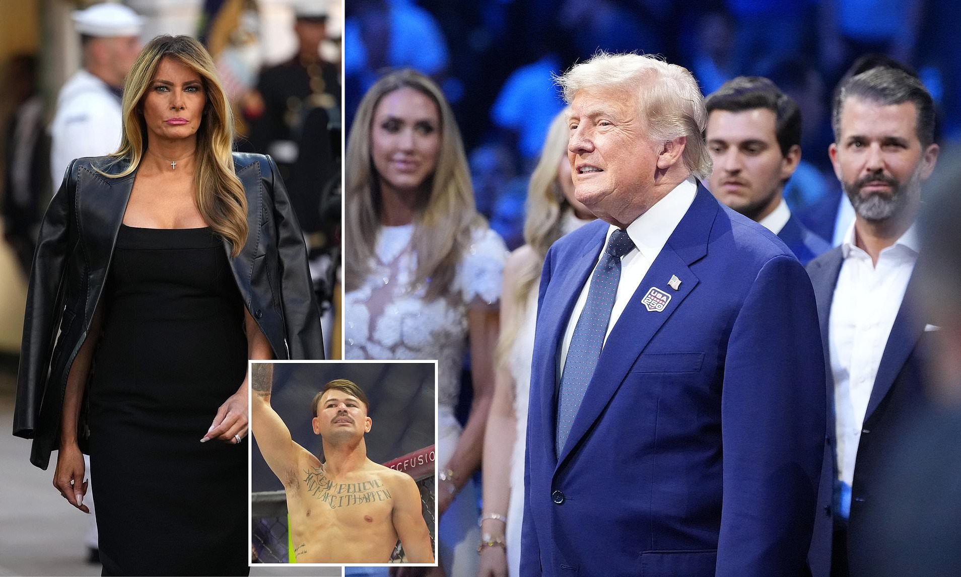 Trump takes center stage at White House UFC extravaganza as MMA stars ...
