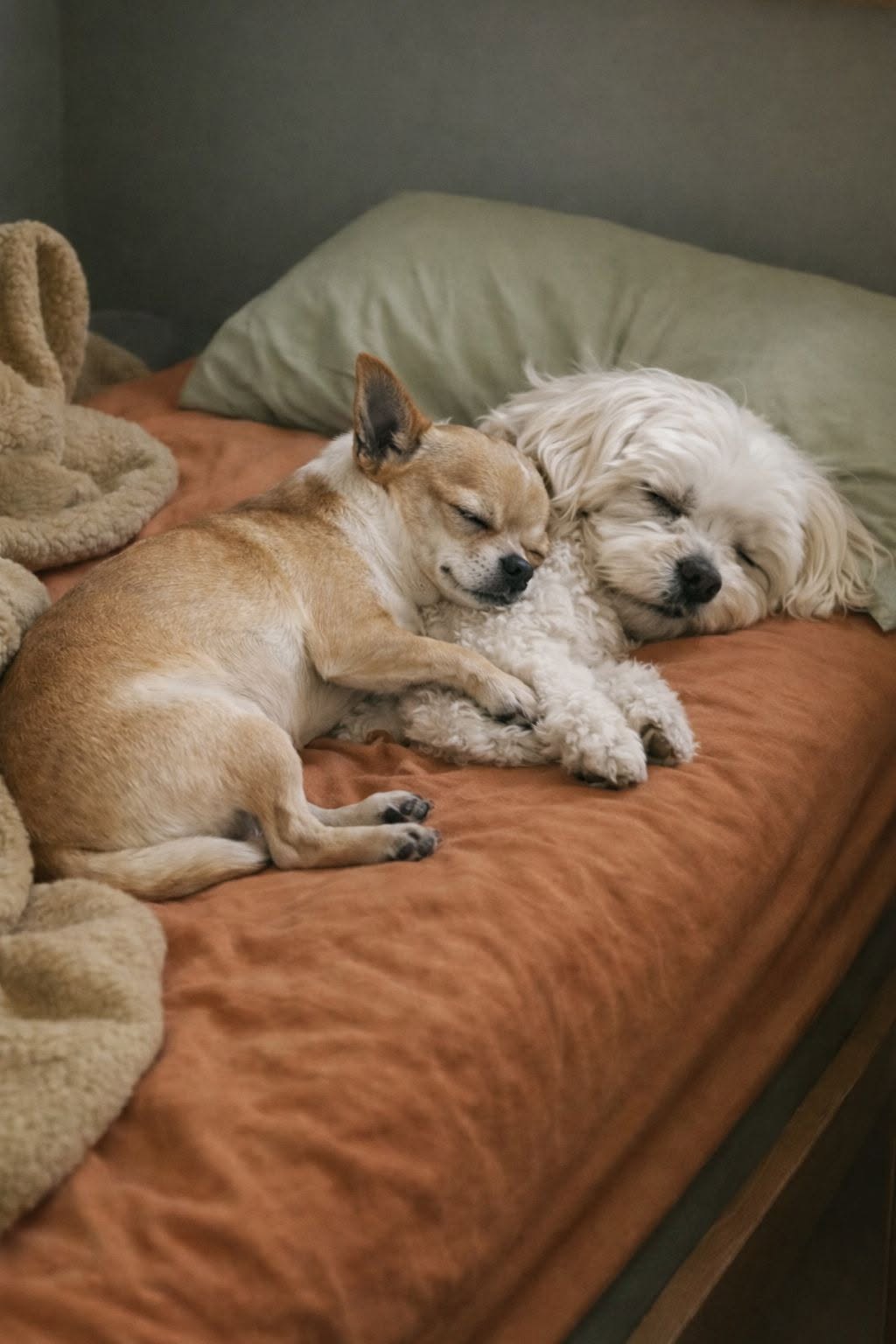 Le chiede di scegliere tra lui e i cani nel letto, lei resta con Nala e ...