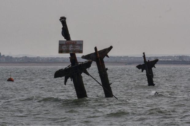 Masts of explosive-filled Southend shipwreck will be preserved after ...