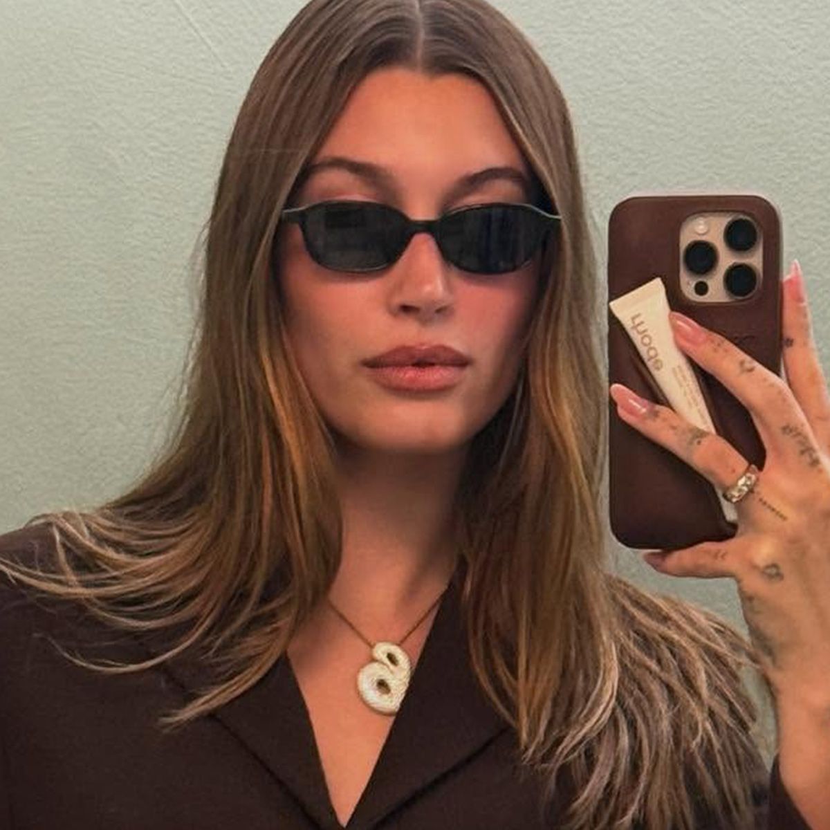 Before you wear brown with navy or yellow, let Hailey convince you to ...