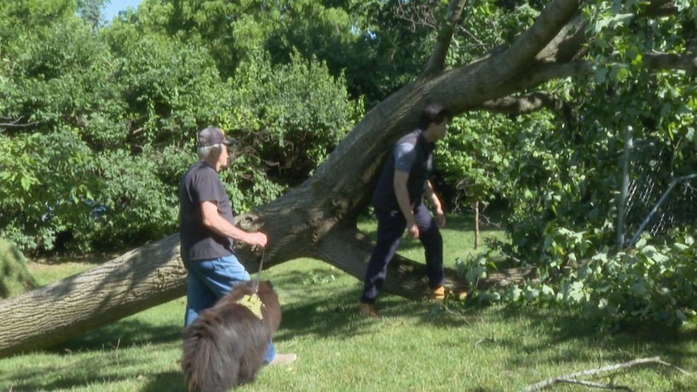 Damage, power outages from severe storms, road worker Casey Rice dies ...