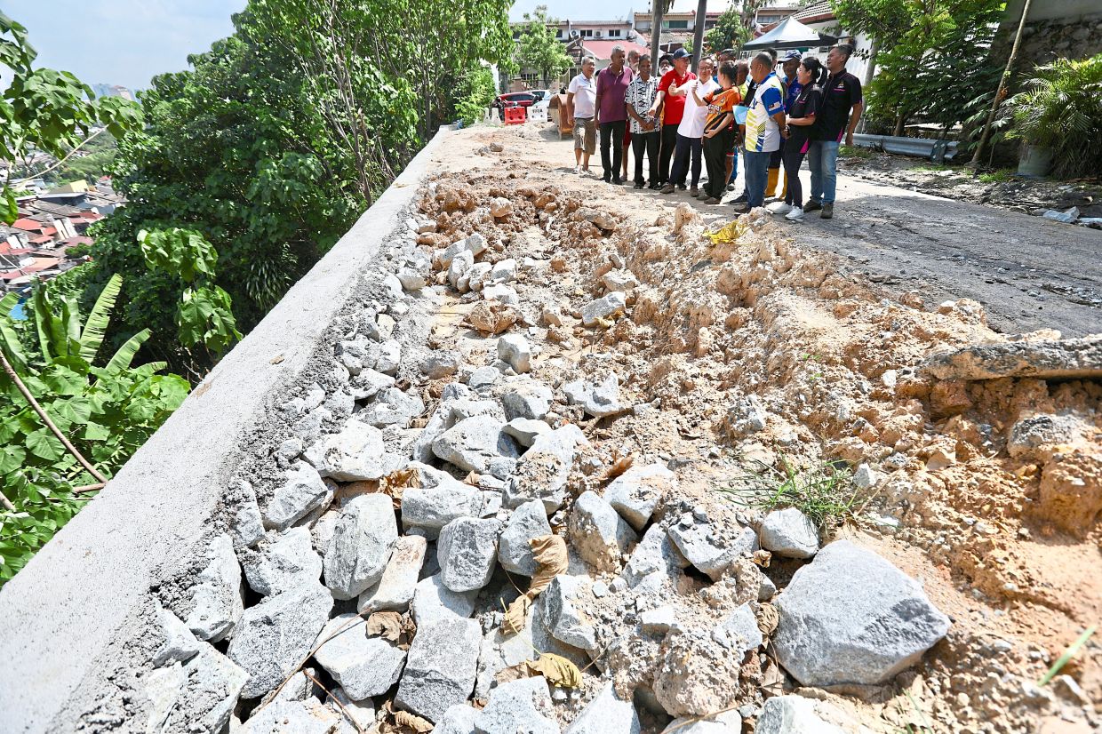 Major components of Ampang slope repair completed
