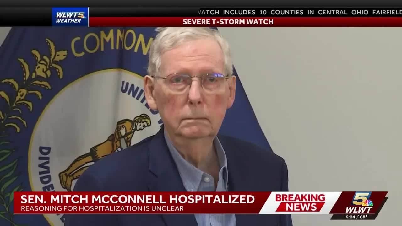 Kentucky Sen. Mitch McConnell admitted to hospital