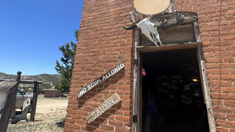 A mostly abandoned gold rush town in New Mexico is home to one of ...