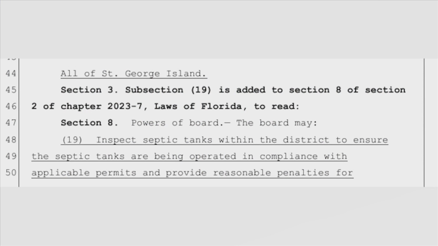 DeSantis approves new law for Eastpoint Water and Sewer District