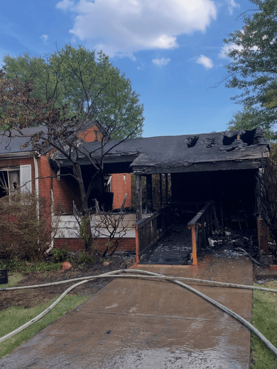Arlington firefighters rescue person from house fire