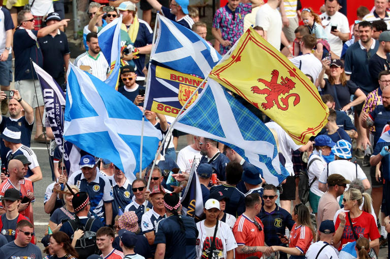Move over, Red Sox Nation. Scotland's Tartan Army arrives at Fenway Park