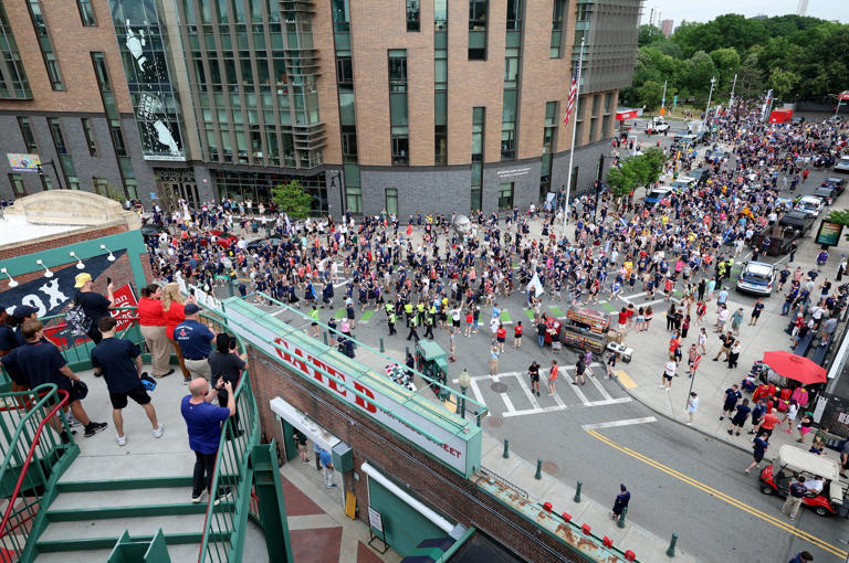 Move over, Red Sox Nation. Scotland's Tartan Army arrives at Fenway Park