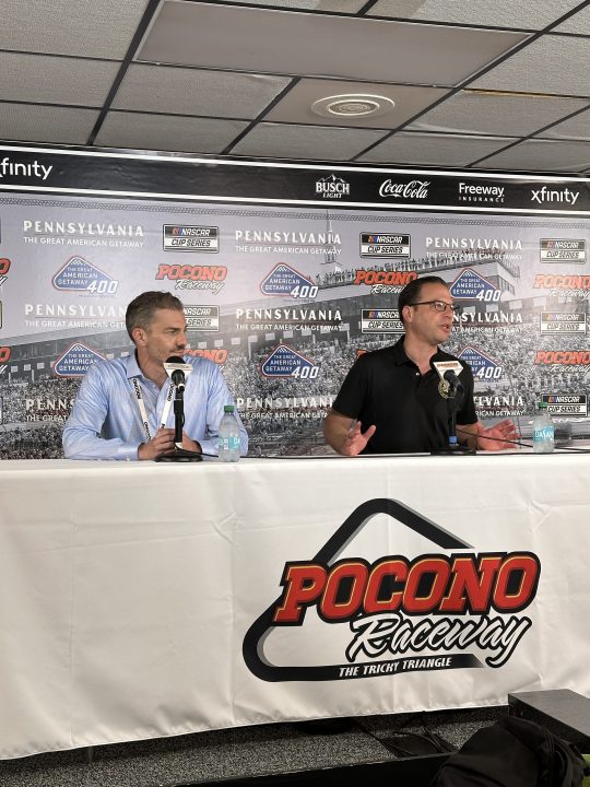 Governor Shapiro at final day of NASCAR race weekend