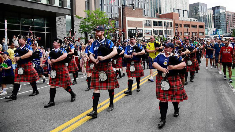 Fenway Park comes alive as Red Sox welcome Scotland’s 'Tartan Army'