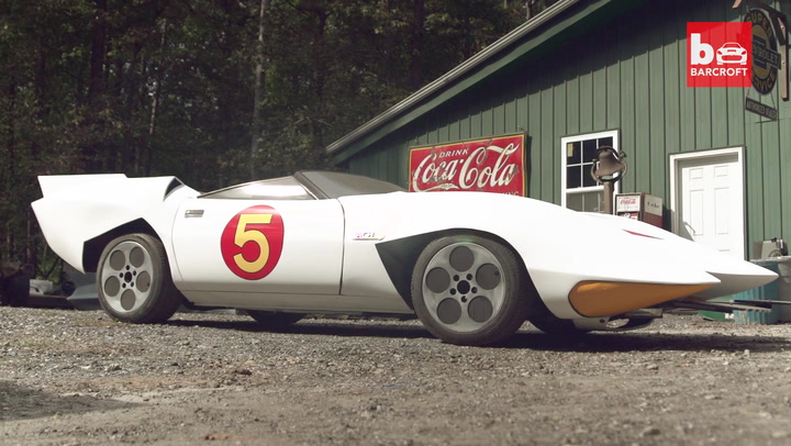 Corvette transformed into the iconic Mach 5