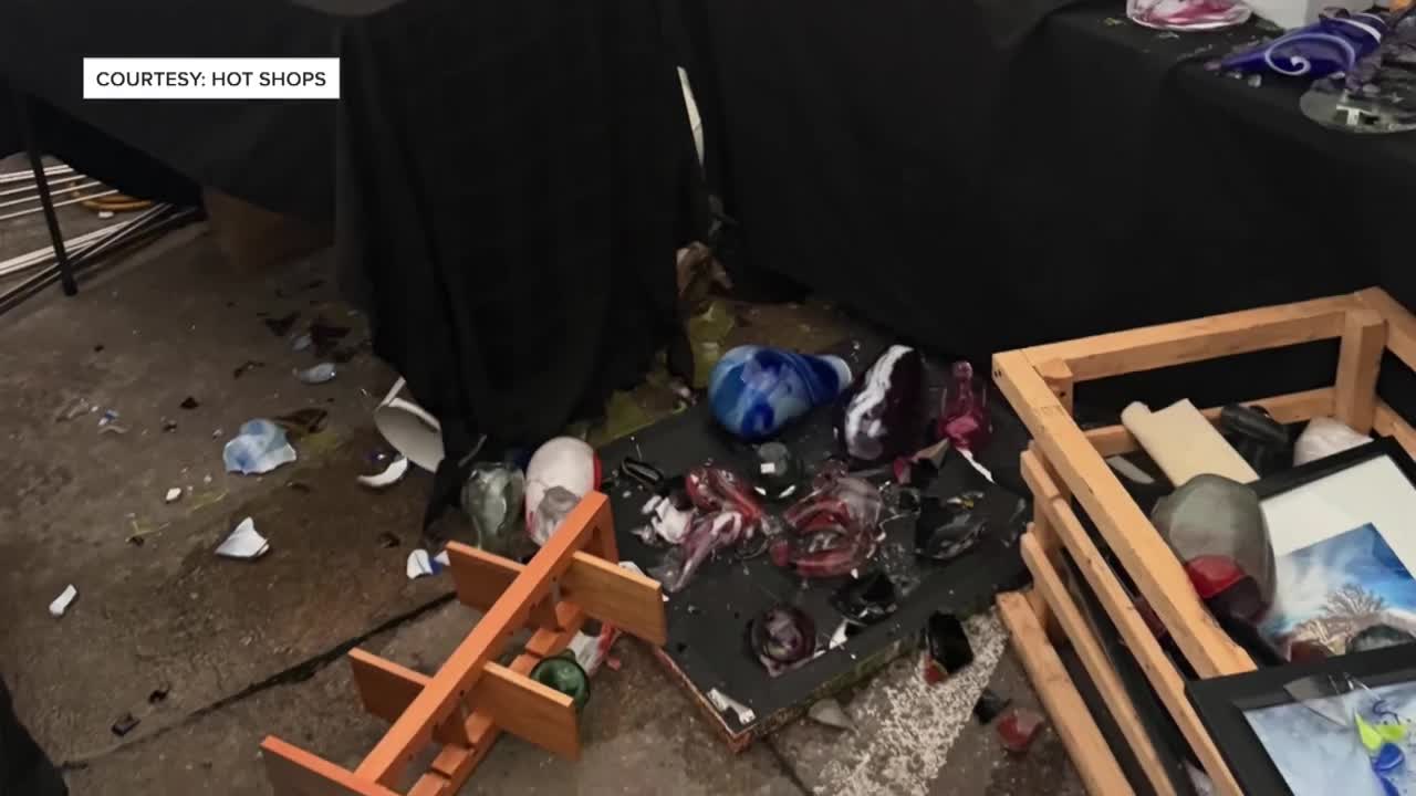 Omaha Art Fair vendors devastated by Saturday severe weather