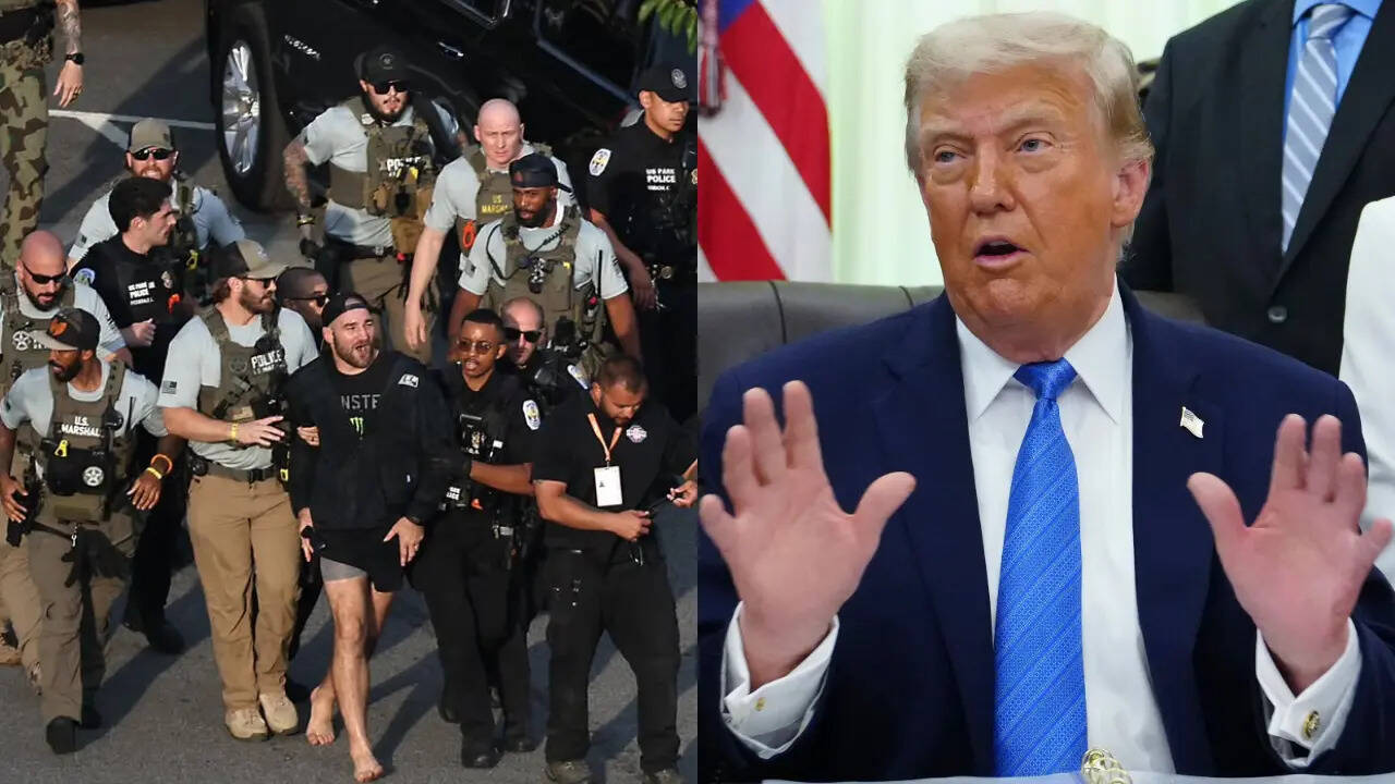 UFC champion who trolled Donald Trump charged by police, escorted out ...