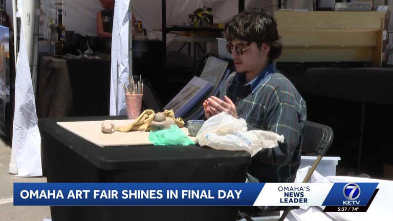 No weather delays impact Sunday's Omaha art fair