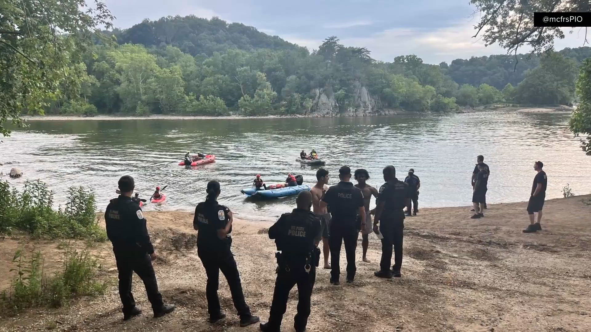 Swimmer goes missing in Potomac River
