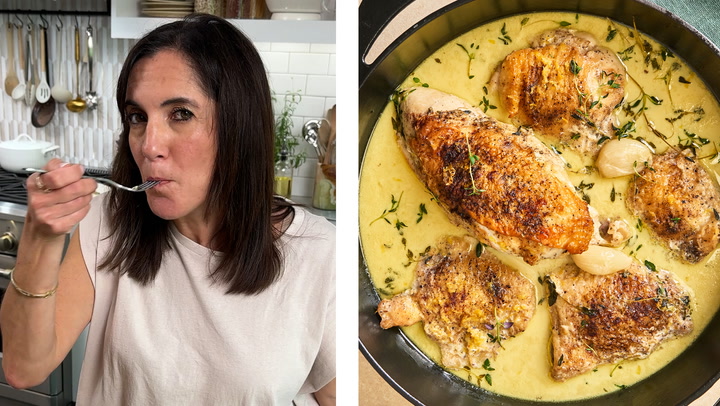 I tried cooking chicken in milk