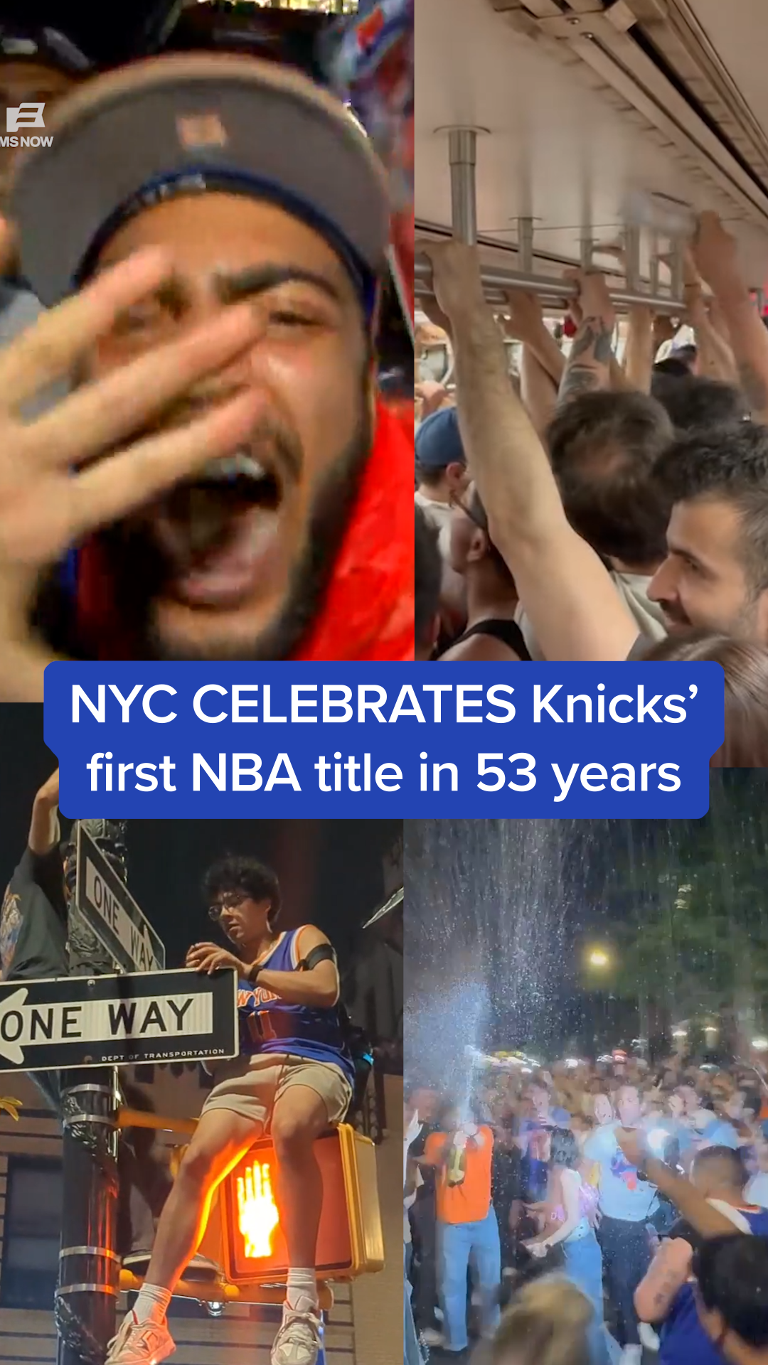 NYC celebrates Knicks' first NBA title in 53 years