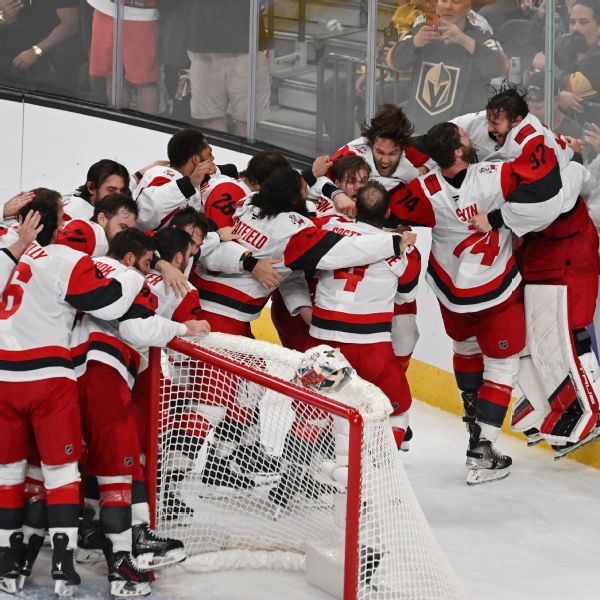 Carolina Hurricanes win Game 6, raise Stanley Cup in Vegas