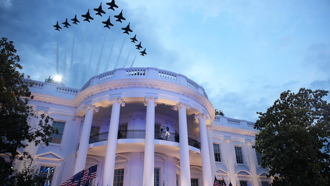 Blue Angels join White House flyover, cancel Dayton show