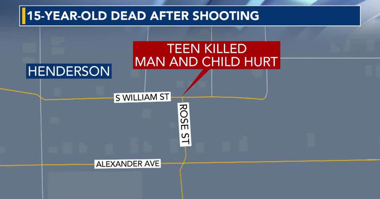 Teen killed, man and small child injured in Henderson shooting