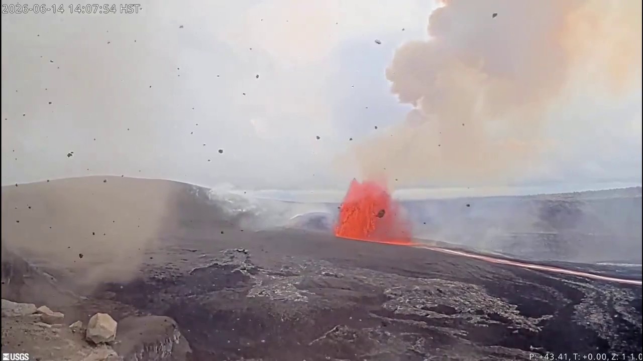 Watch: Hawaii's Kīlauea volcano erupts for the 49th time