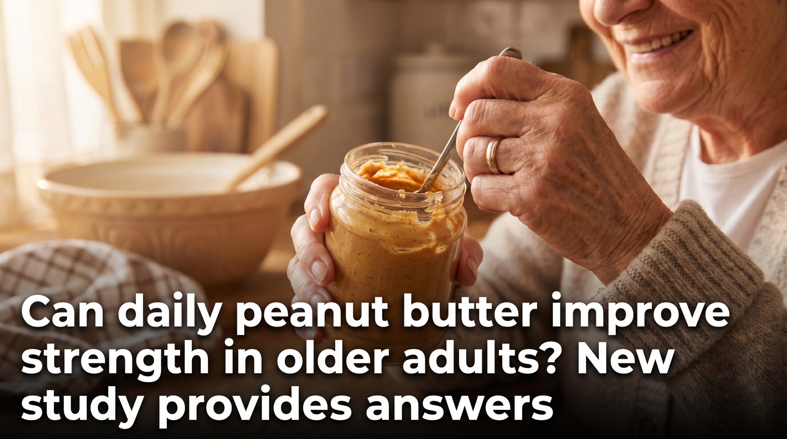 Can daily peanut butter improve strength in older adults? New study ...