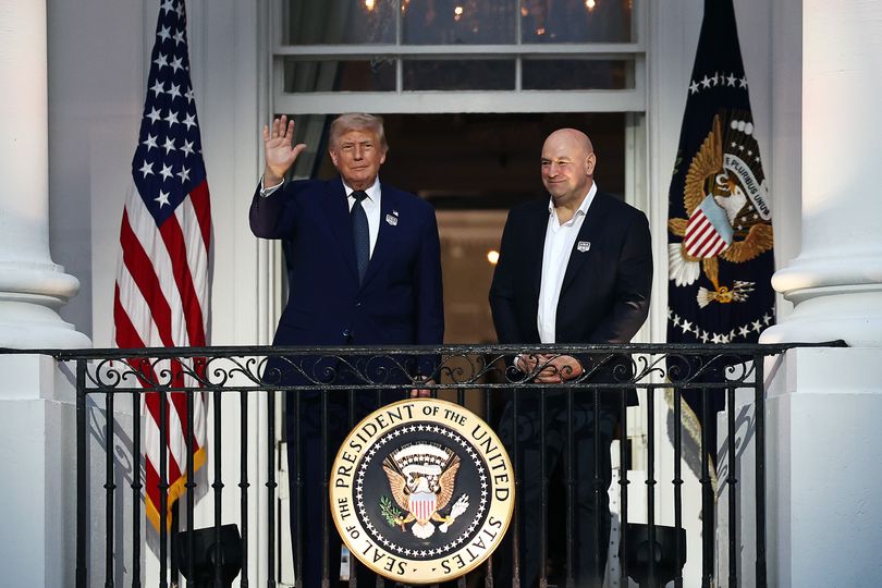 Donald Trump appears to fall asleep at his own event but UFC fans have ...